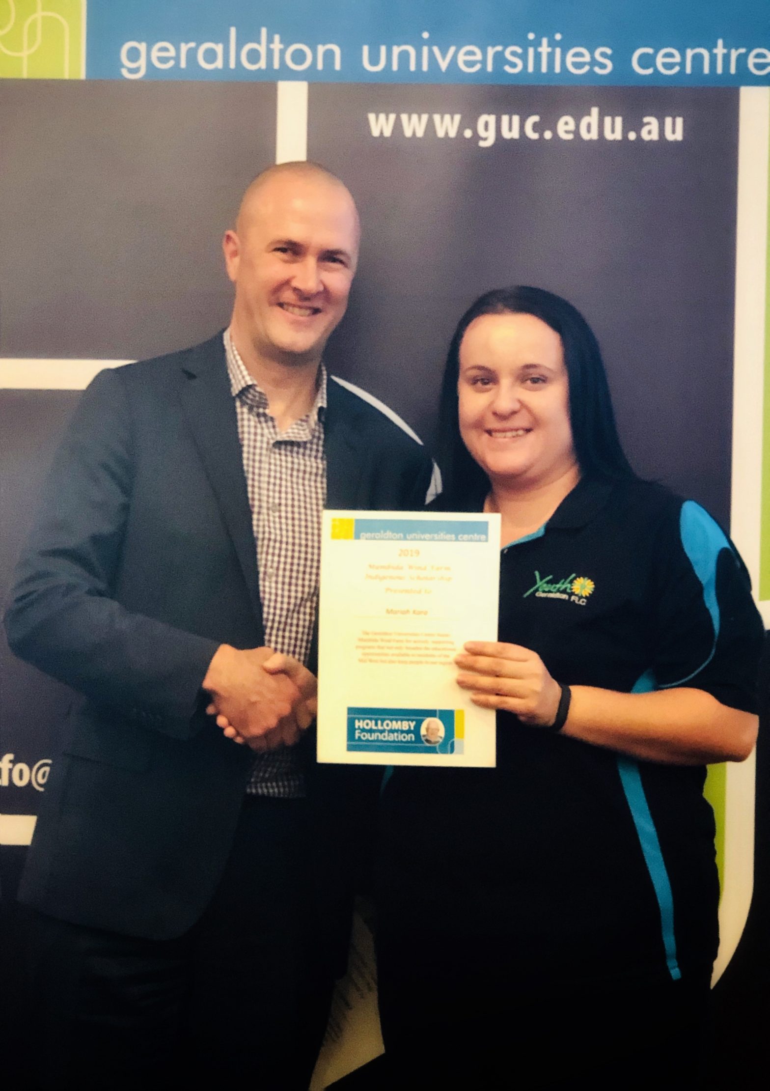 Mumbida Wind Farm donation huge boost for GUC Student Scholarships ...